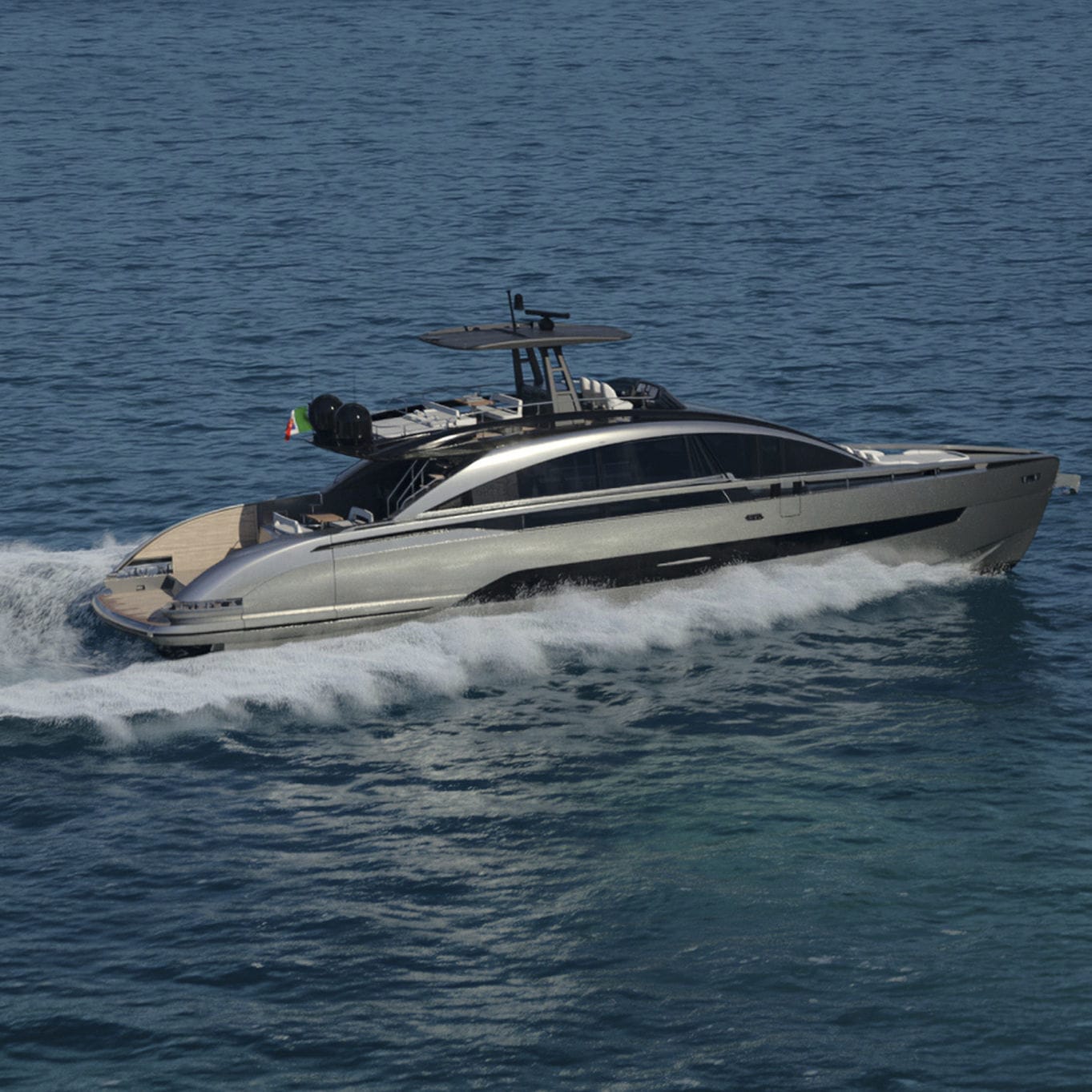 巡游机动游艇 - GTX80 - Pershing - 飞桥 / IPS POD / 3舱