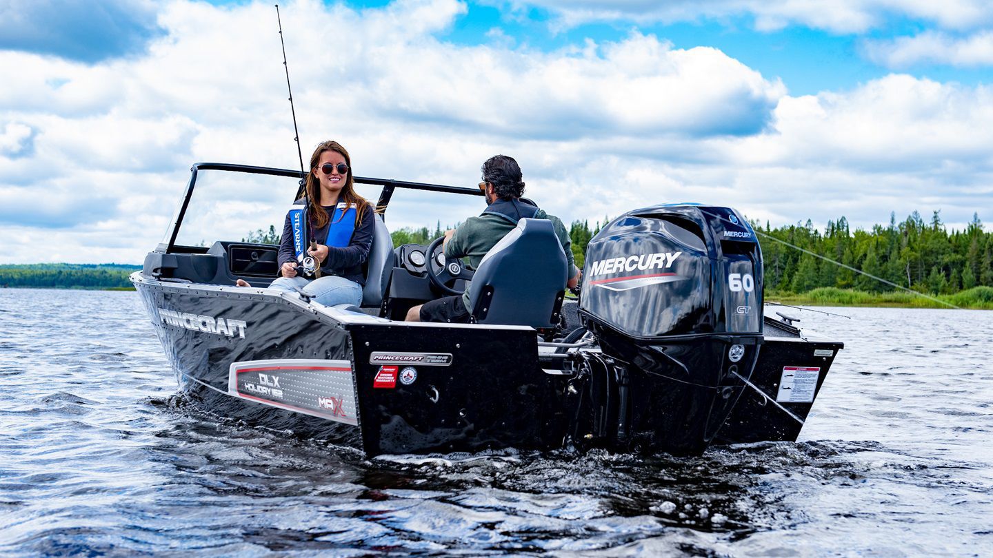 舷外海湾游艇 - HOLIDAY® 162 DLX WS - Bateaux Princecraft - 燃气 / 双控制台 / 开放式