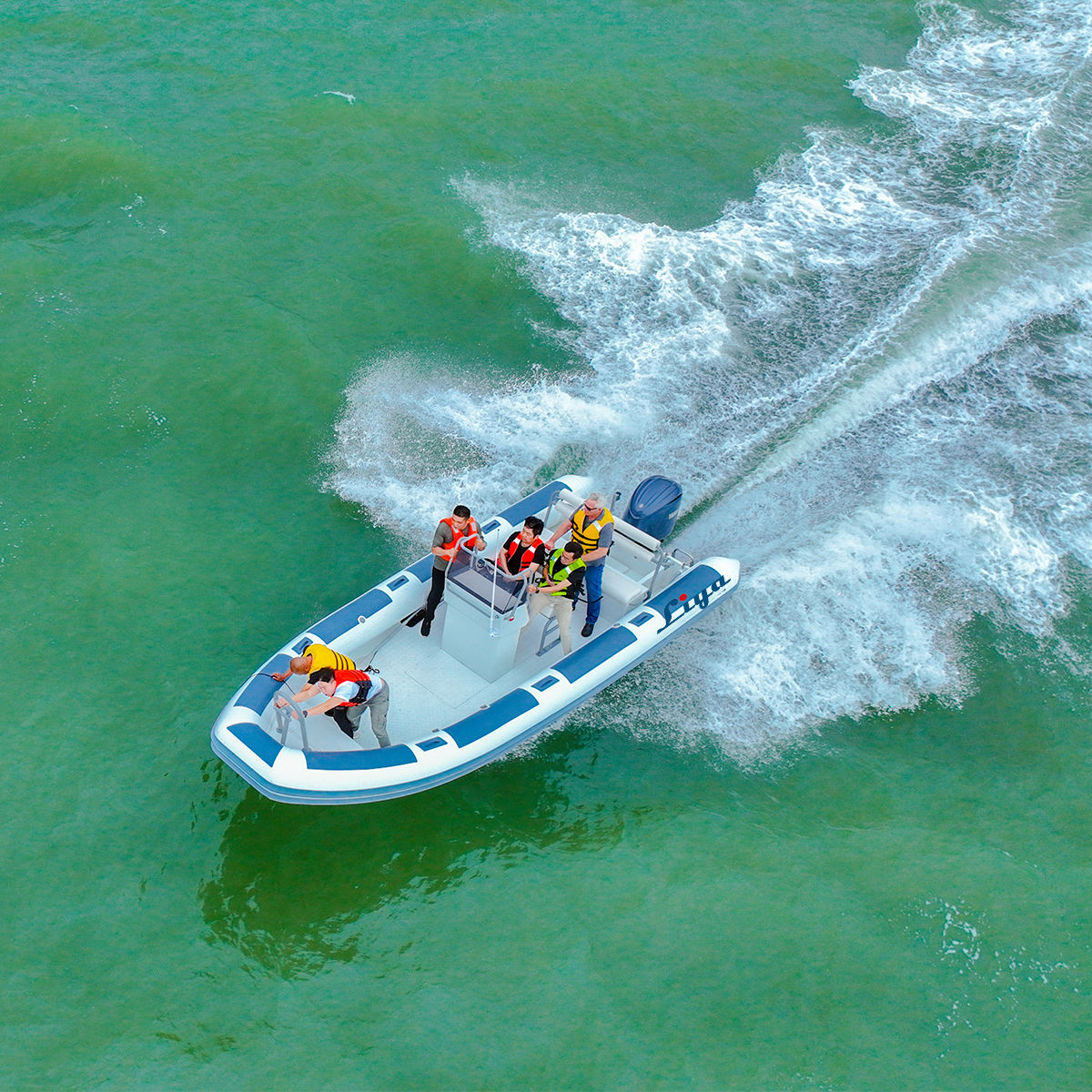 服务船 - LY70-Alu - Qingdao Lian Ya Boat Co.,Ltd. - 舷外 / 铝制 / 充气艇