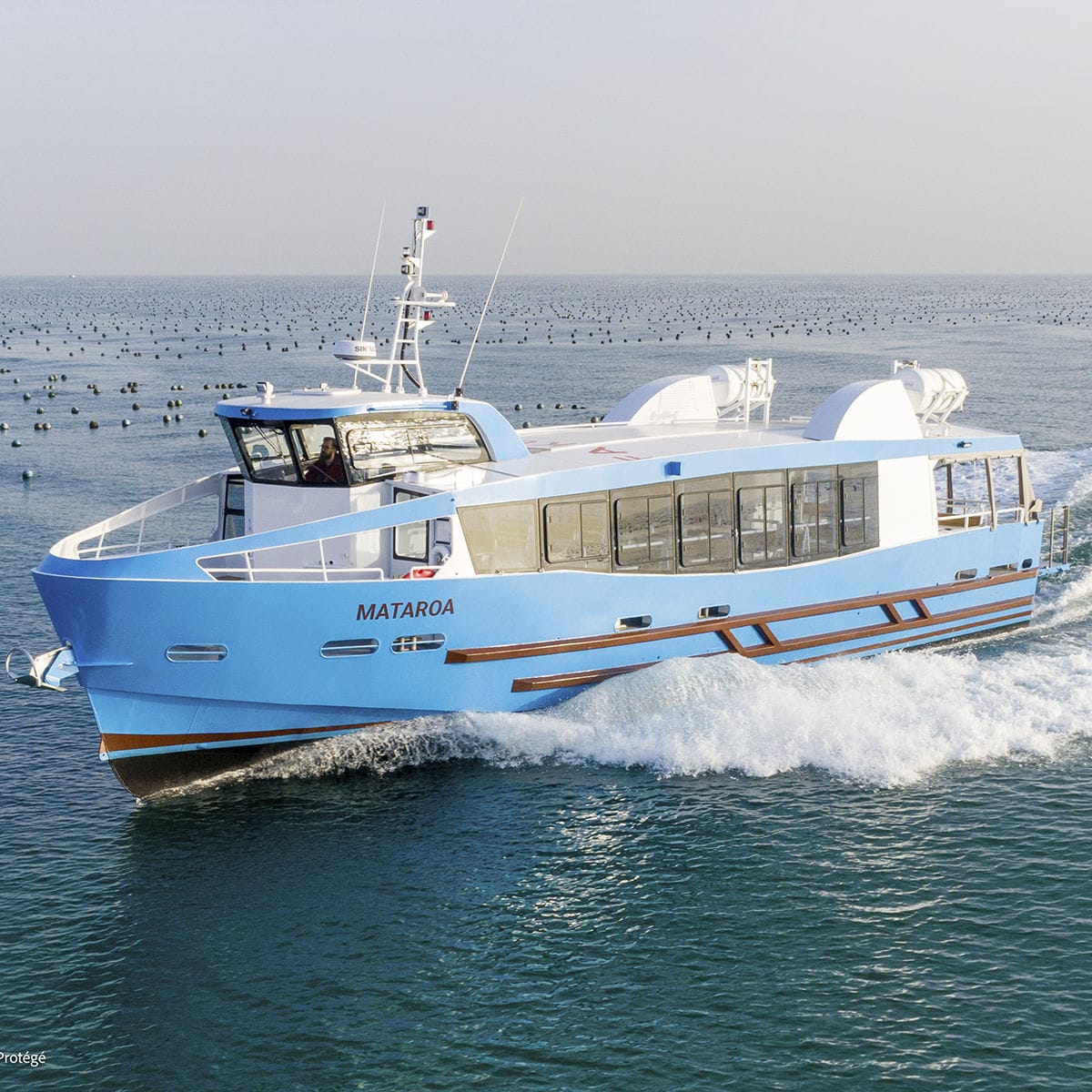 客船专业船 - H71 : 18M (HYBRIDE) MATAROA - ODC MARINE - 舷内 / 油电混合动力 / 铝制